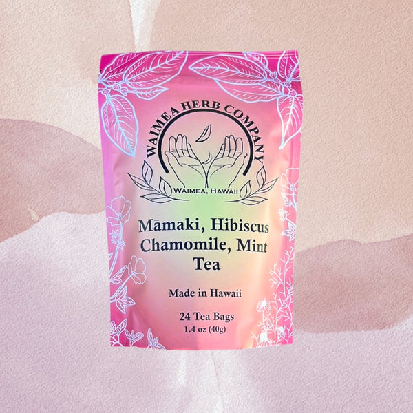 Mamaki Hibiscus Chamomile Mint Tea – Waimea Herb Company